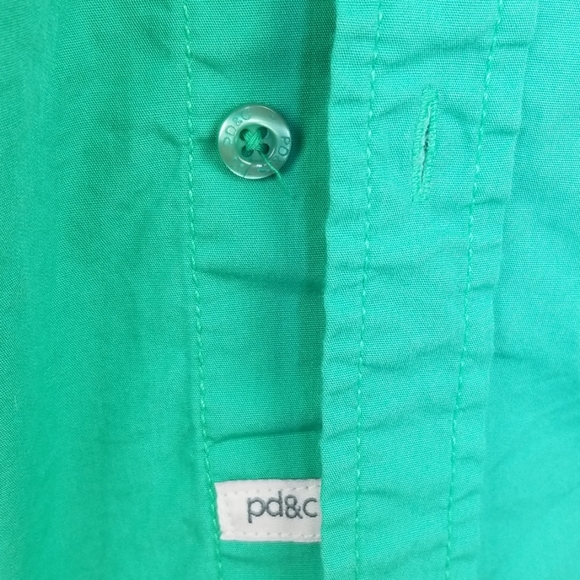 PD&C | Shirts | Pdc Aqua Long Sleeve Button Down | Poshmark